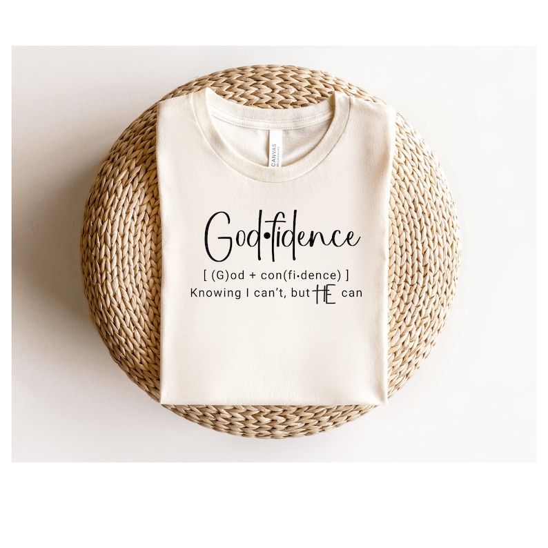 Godfidence Shirt, Christian T-shirt,religious, Digital Design, God and ...
