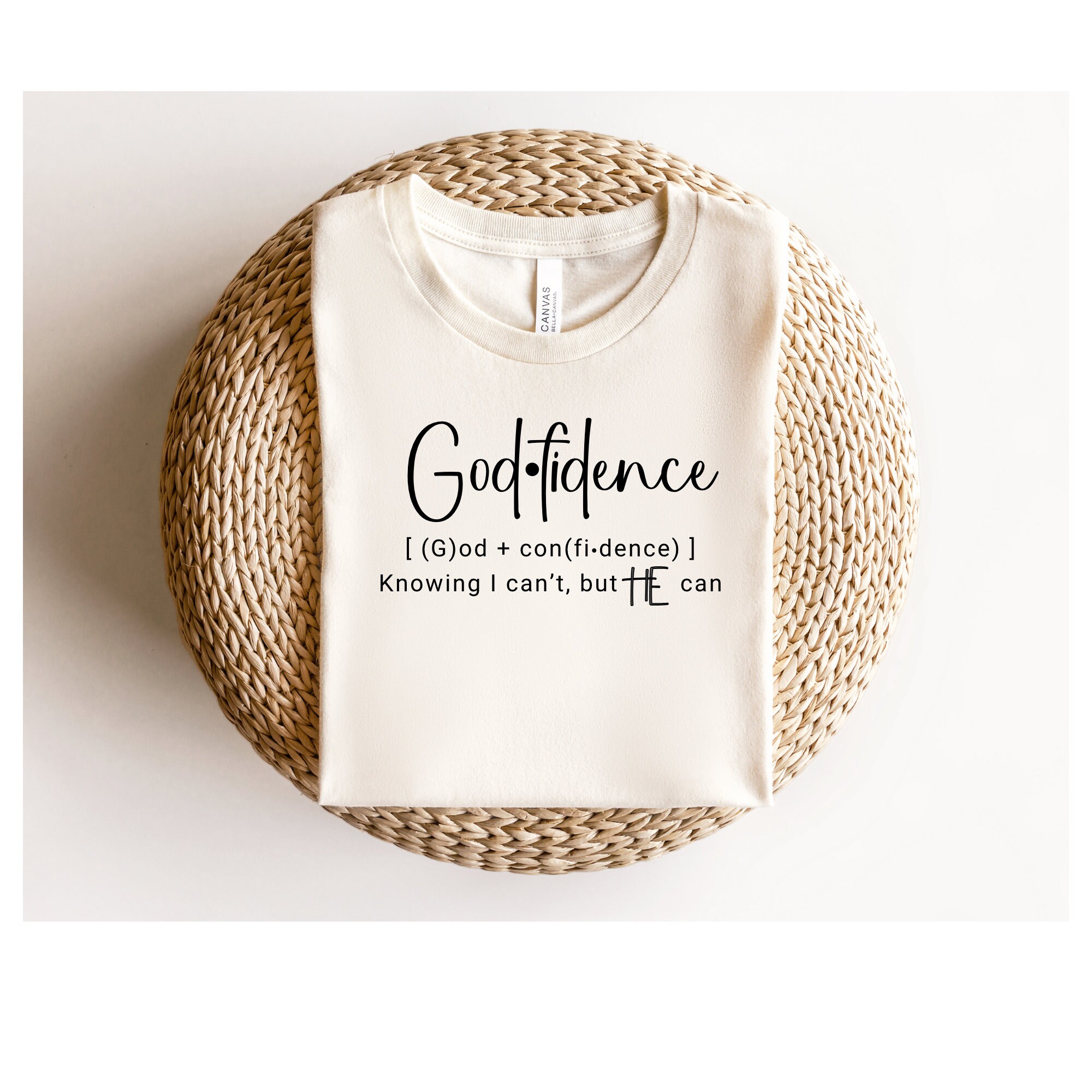 Godfidence Shirt, Christian T-shirt,religious, Digital Design, God and ...