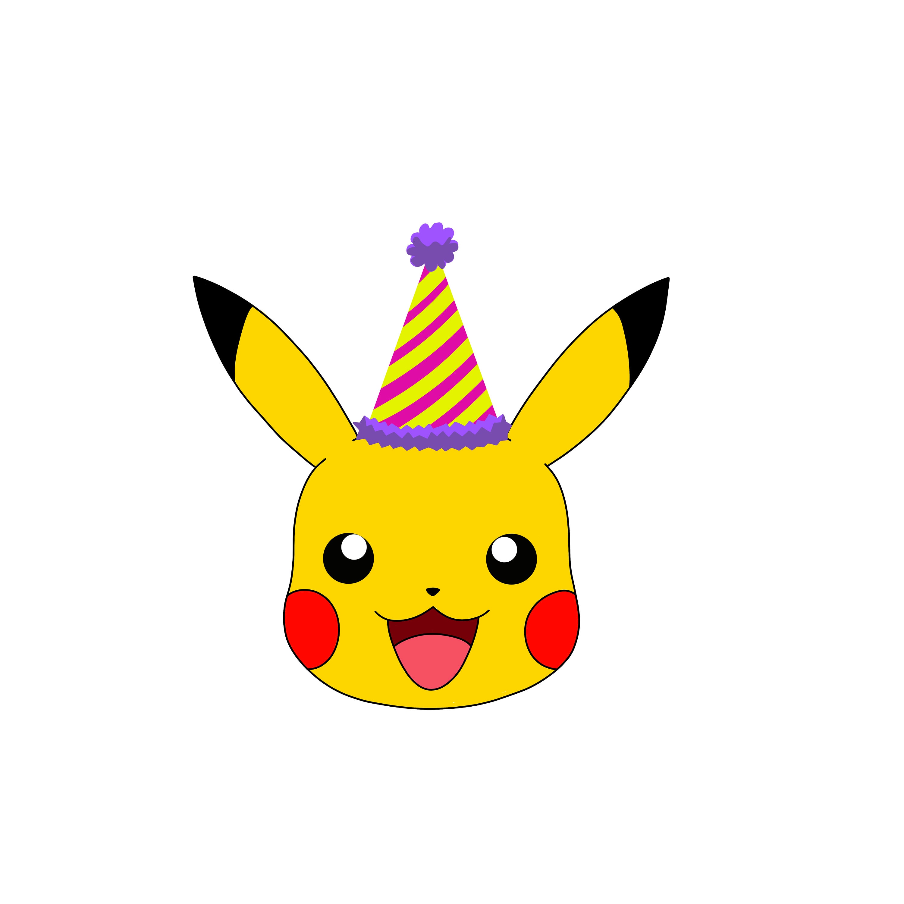Pikachu Birthday Party Theme PNG Files - Etsy Australia