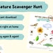 Printable Nature Scavenger Hunt - Look and Find in Nature - Backyard ...