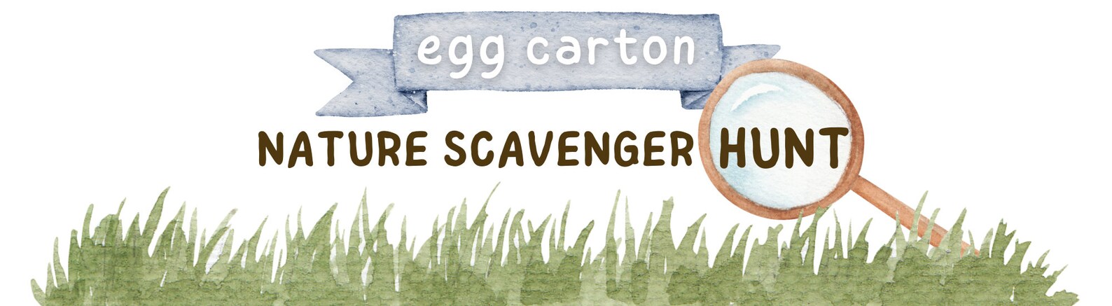 Printable Nature Scavenger Hunt - Egg Carton Nature Hunt - Spring ...