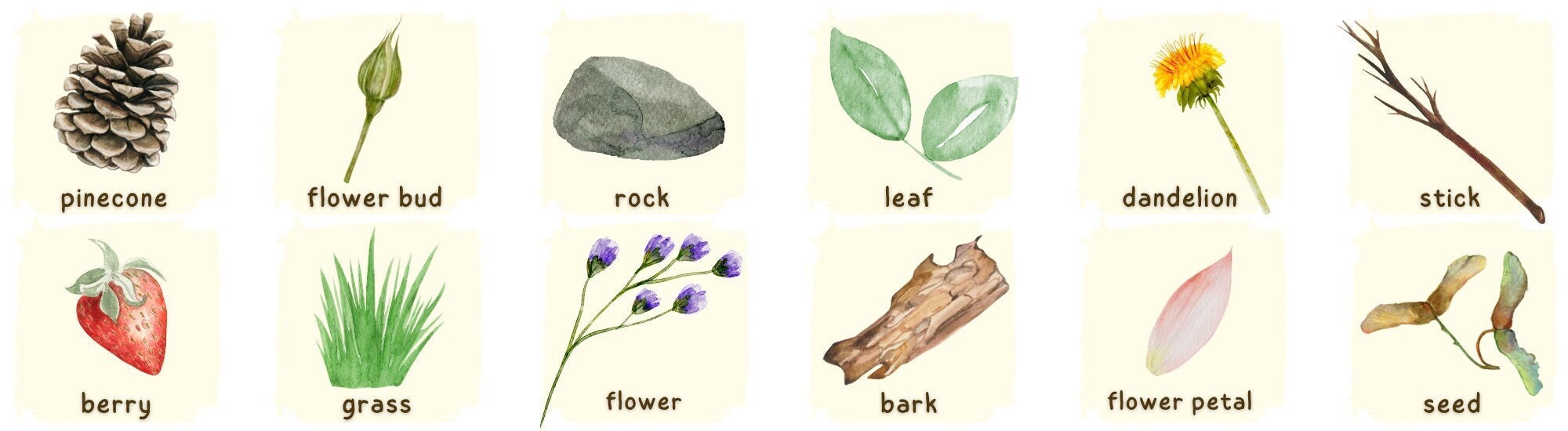 Printable Nature Scavenger Hunt - Egg Carton Nature Hunt - Spring ...