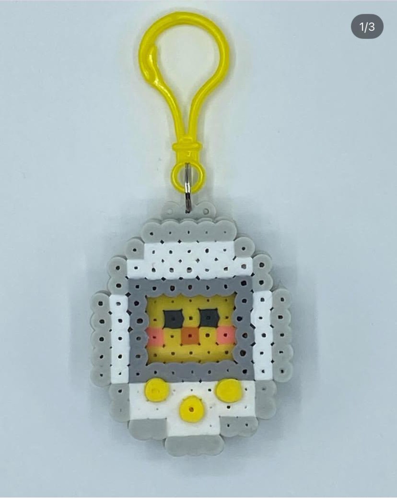 3D Perler Bead White Egg Tamagotchi Shaker W/chick - Etsy