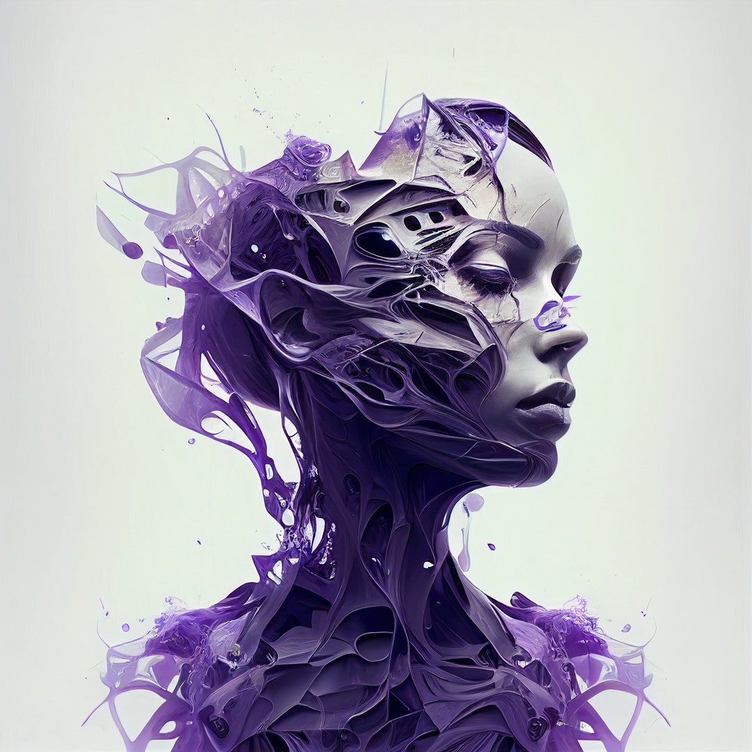 Elements of Insanity Wall Art - Abstract Design - AI Generated - Etsy