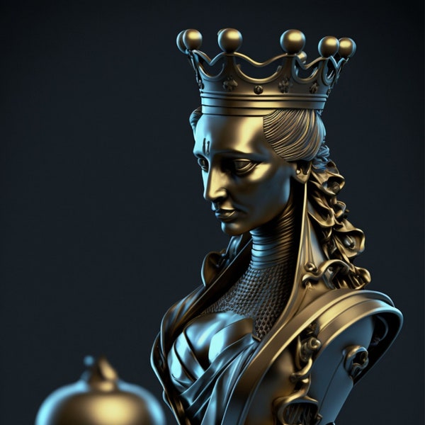 Queen Chess Piece - Etsy