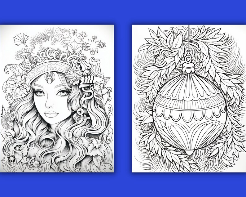 Printable Christmas Colouring Pages, Children's Colouring, Teen ...