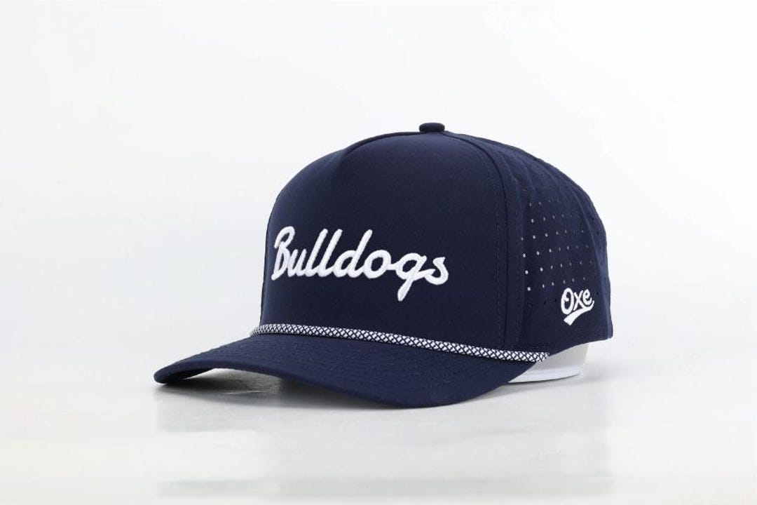 BULLDOGS Custom Performance Rope Hat - NAVY - Etsy