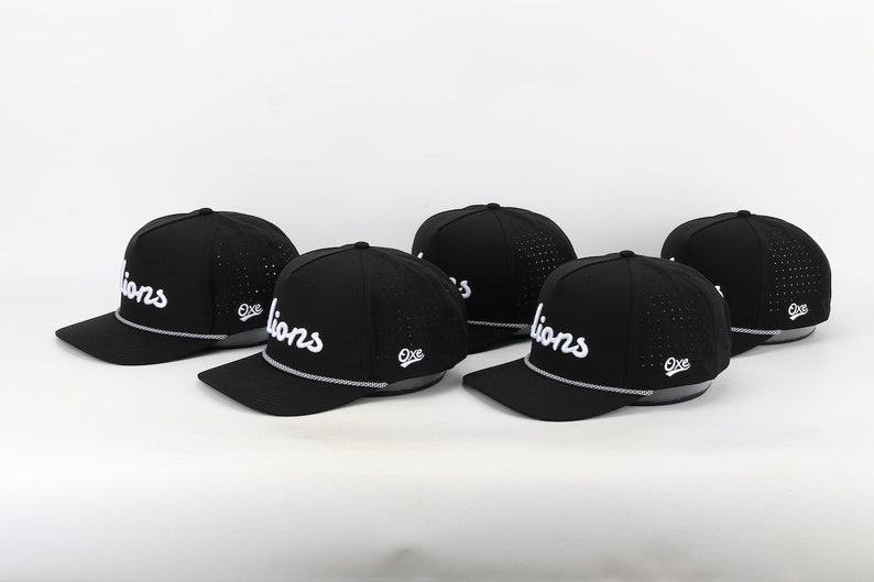 LIONS Custom Performance Rope Hat - Black - Etsy