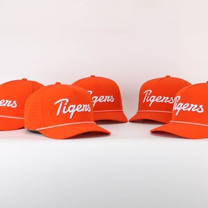 TIGERS Custom Performance Rope Hat - Orange - Etsy
