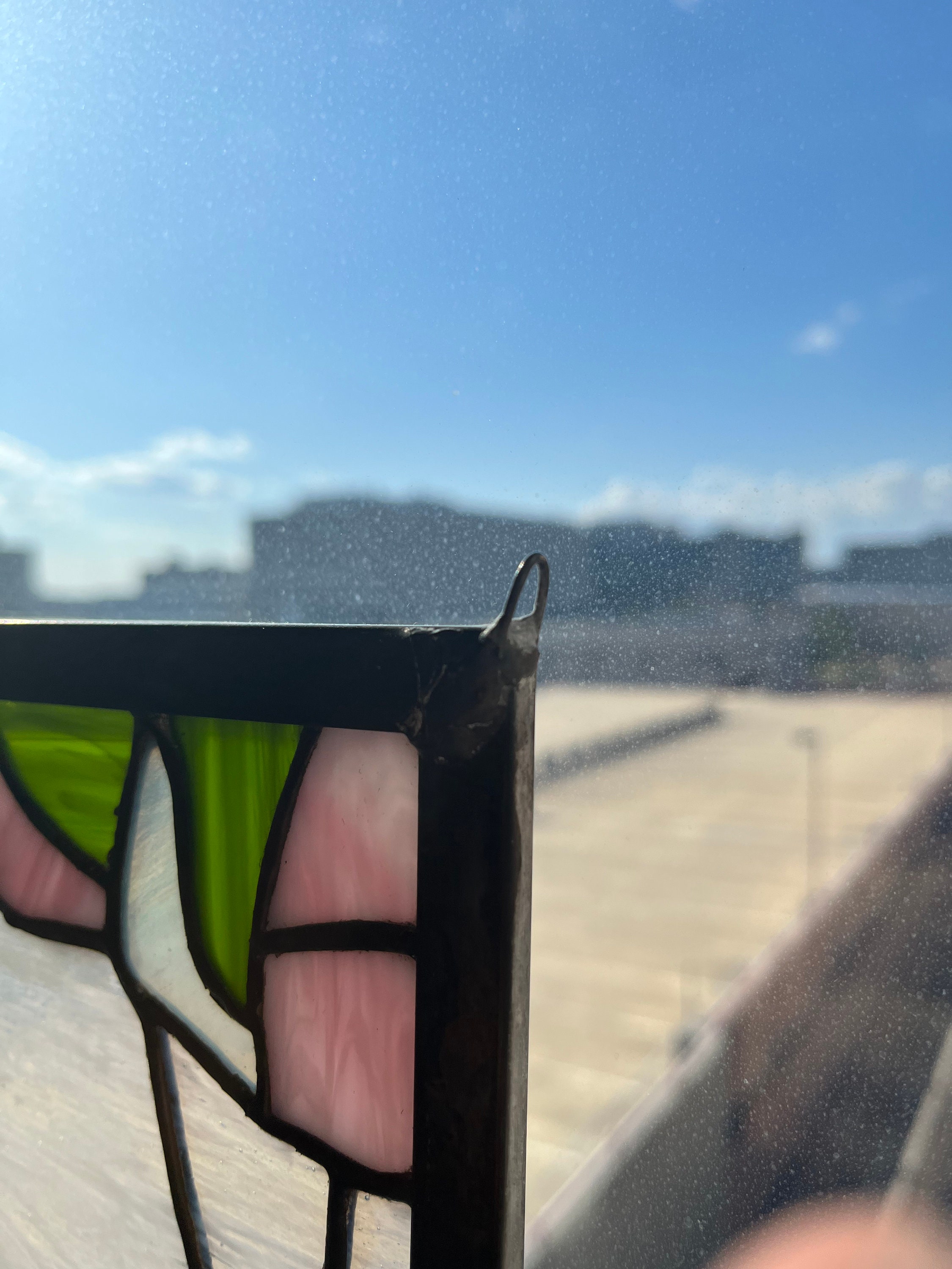 Japanese Stained Glass Panel Nature Bridge Scene - Etsy