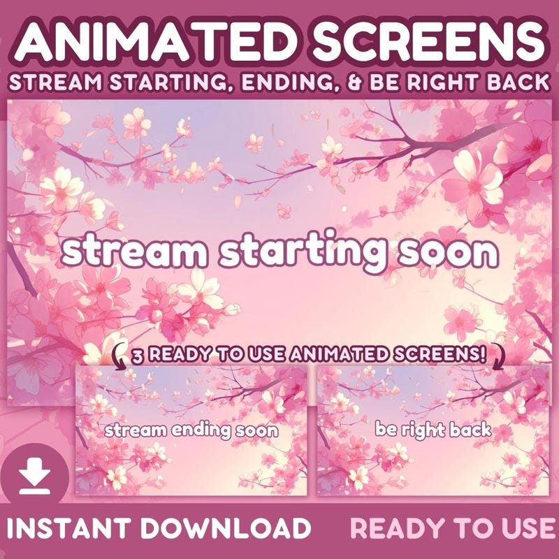 Pink Fall Stream Decor - Etsy