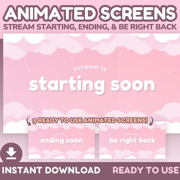 Stream Starting Soon - Etsy