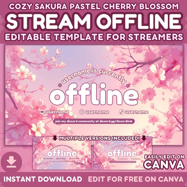 Sakura Offline Overlay - Etsy UK