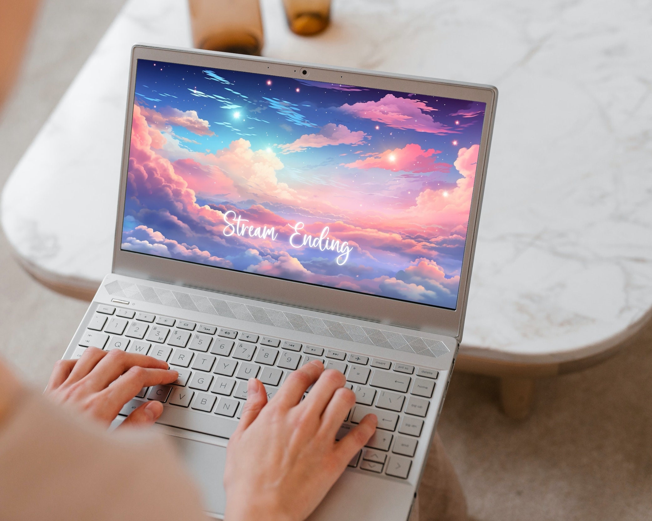 ANIMATED Twitch Screens Celestial Sky Cute Stream Starting Soon - Be ...