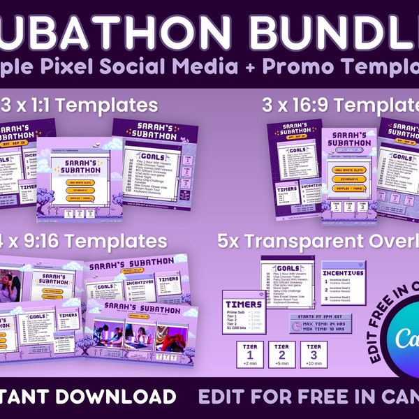 Subathon Timer Twitch - Etsy Canada