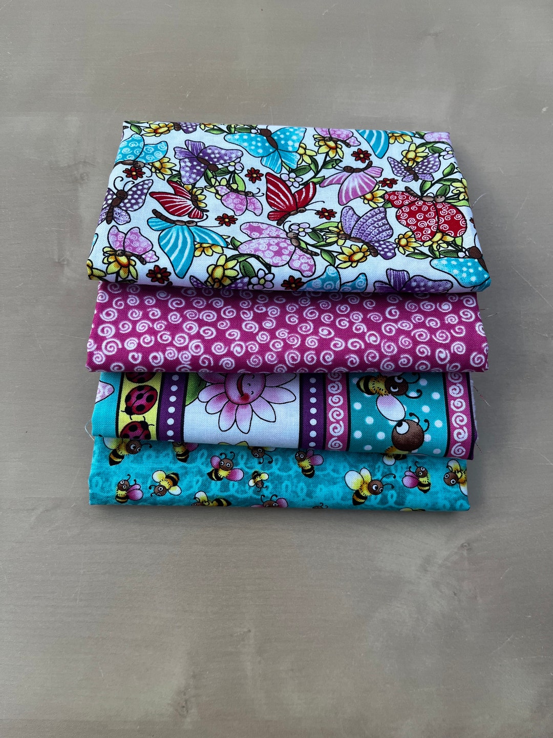 Fat Quarter Bundle 4 Fabrics Pixie Patch by Blank Quilting Corp. - Etsy
