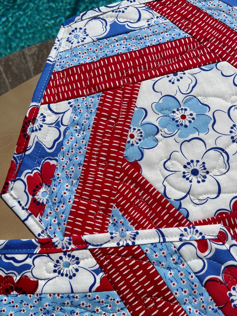 Quilted Table Topper - Etsy