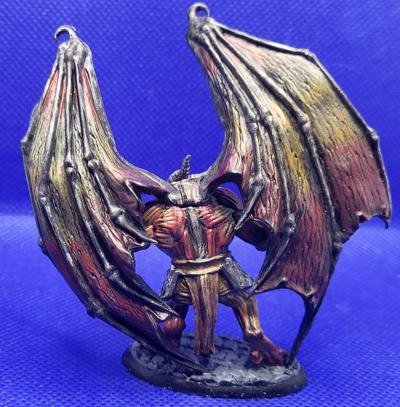 Winged Blood Demon Miniature for Dnd, Pathfinder, TTRPG - Etsy