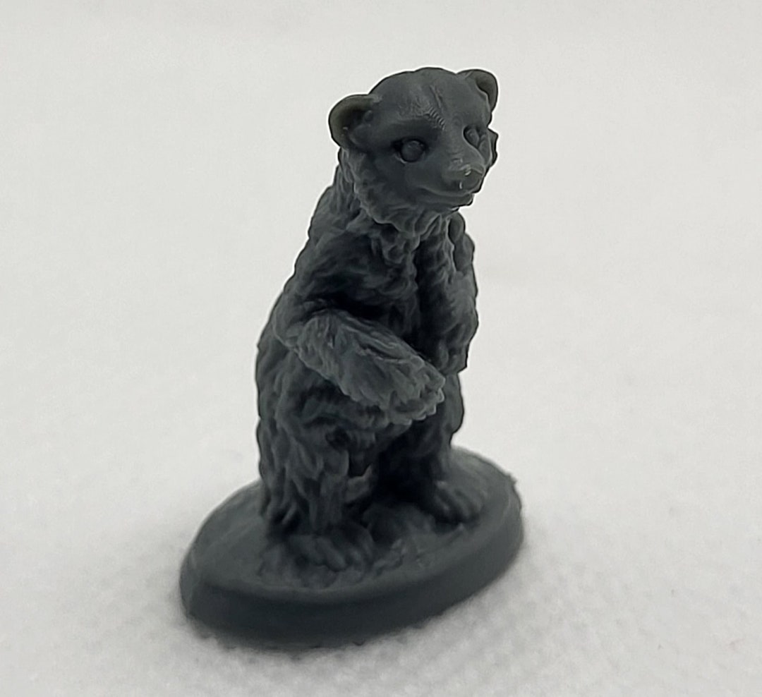 Custom Painted Bear Cub Familiar Animal Companion for Dnd Pathfinder ...