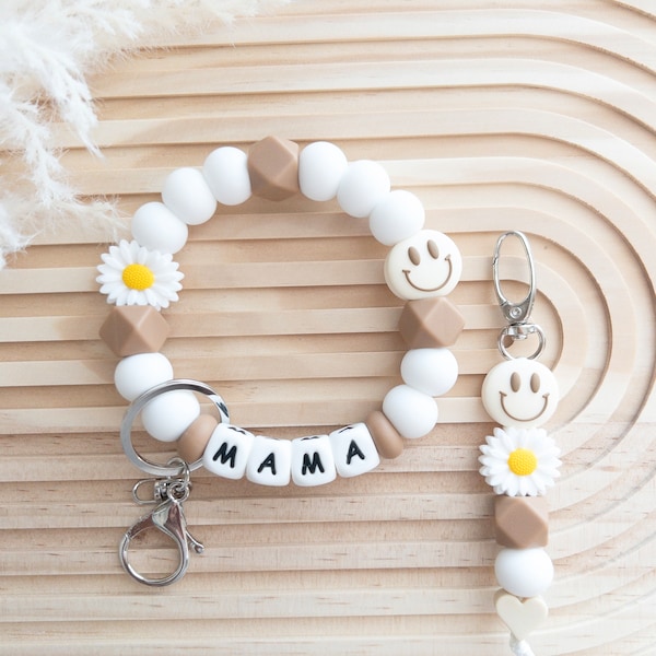 Daisy Keychain - Etsy