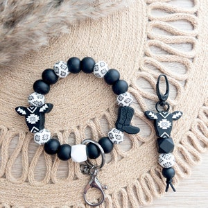 Aztec Keychain Aztec Wristlet Wristlet Keychains Western Keychains ...