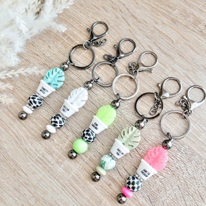 Plant Keychains | Monstera Plants | Fun Keychains | Summer Keychains ...
