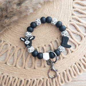 Aztec Keychain Aztec Wristlet Wristlet Keychains Western Keychains ...