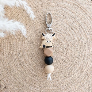 Highland Cow Keychains Highland Cow Keychains Farm Girl Silicone ...