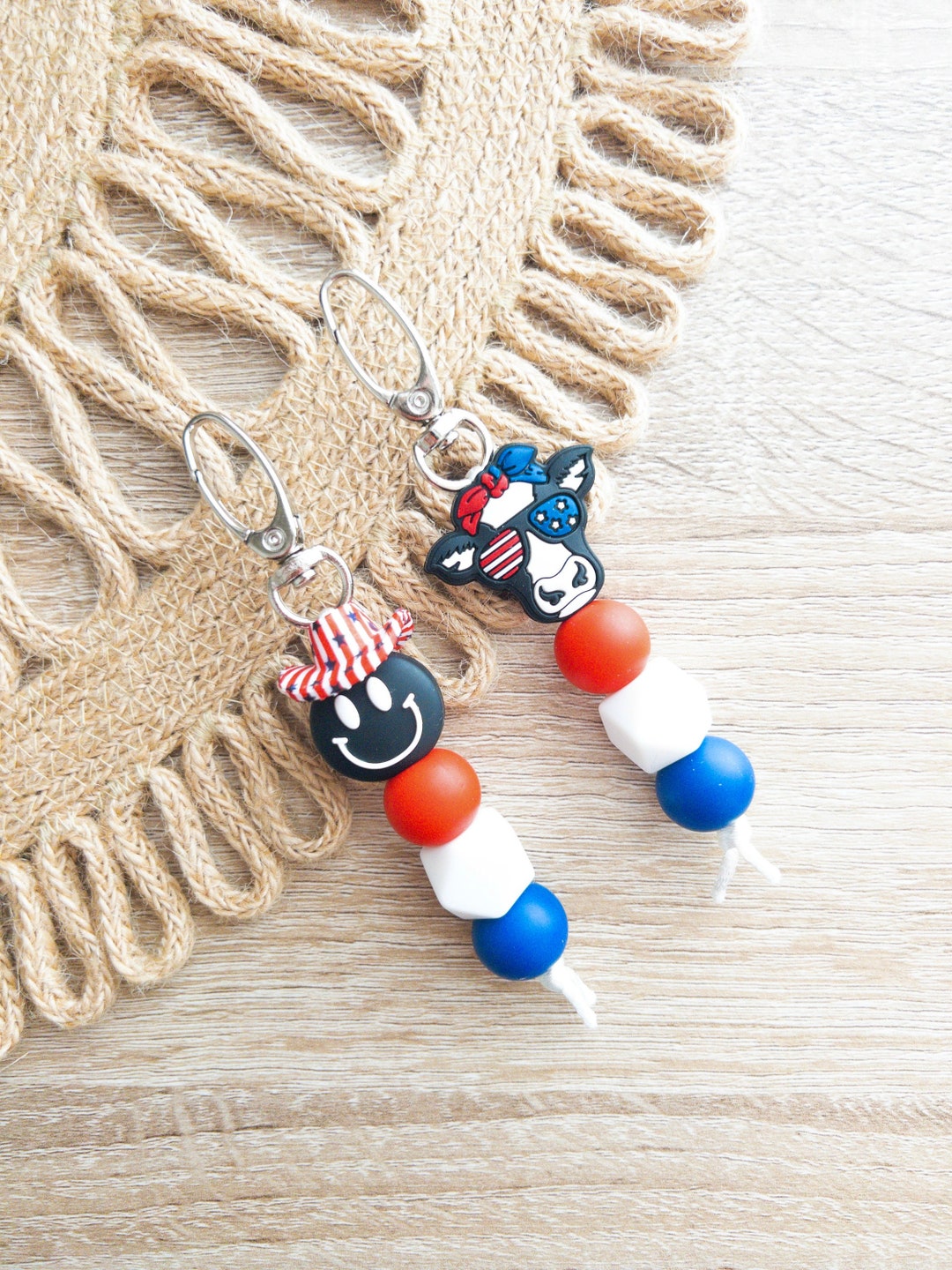 Keychains | Smiley Face Keychain | Cow Keychain | Silicone Keychains ...