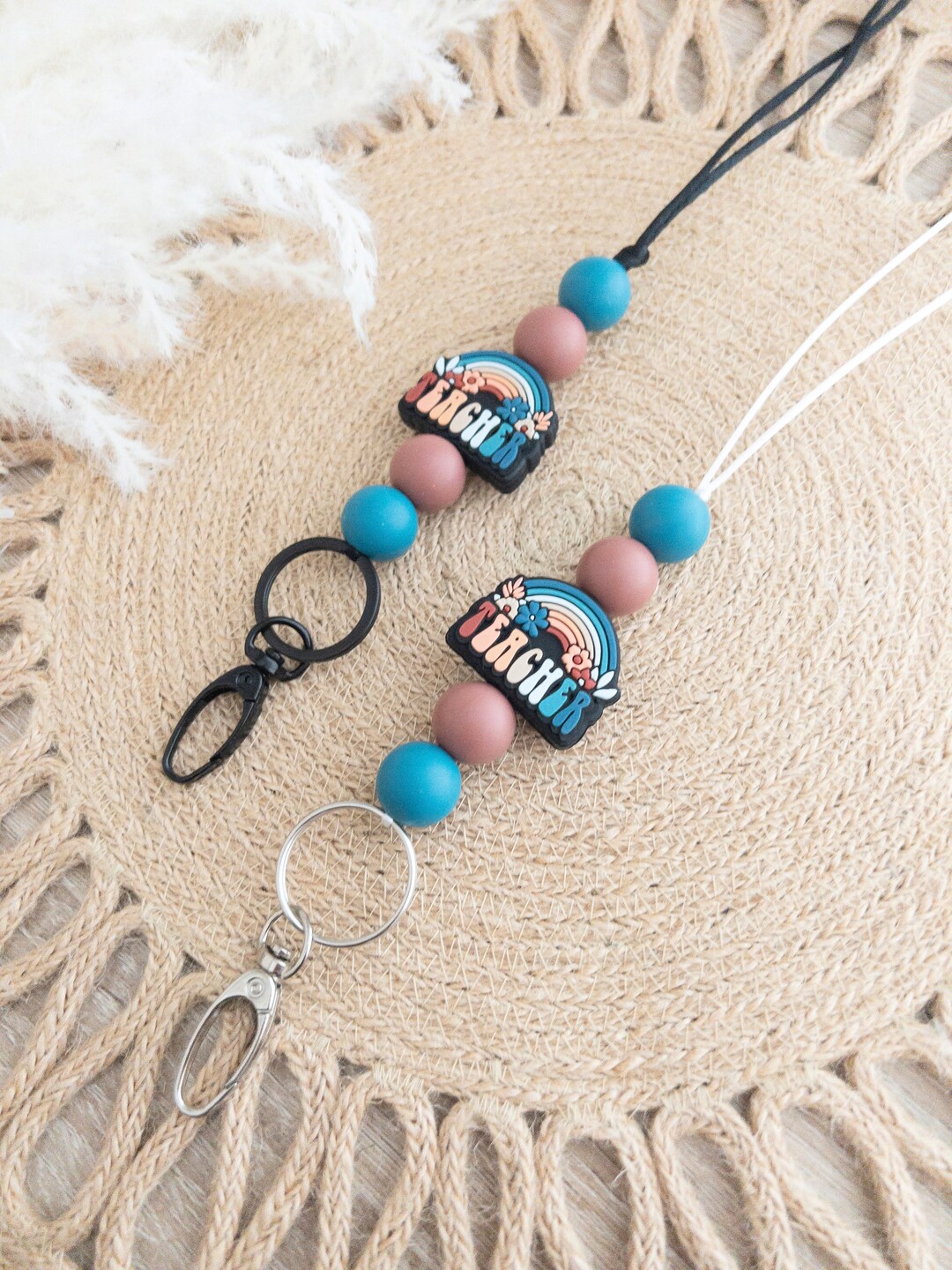 Teacher Lanyards Lanyards Teacher Gifts Silicone Beads Teacher