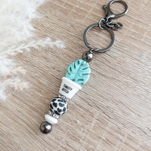 Plant Keychains | Monstera Plants | Fun Keychains | Summer Keychains ...