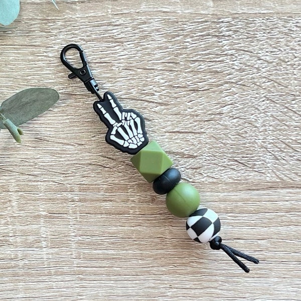 Peace Sign Keychain - Etsy