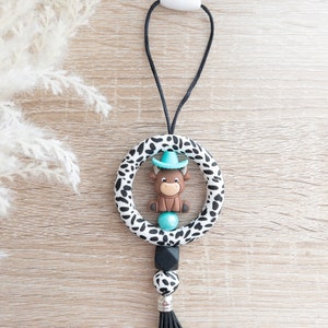 Car Charms | Cow Car Charms | Rearview Mirror Hangers | Rear View ...