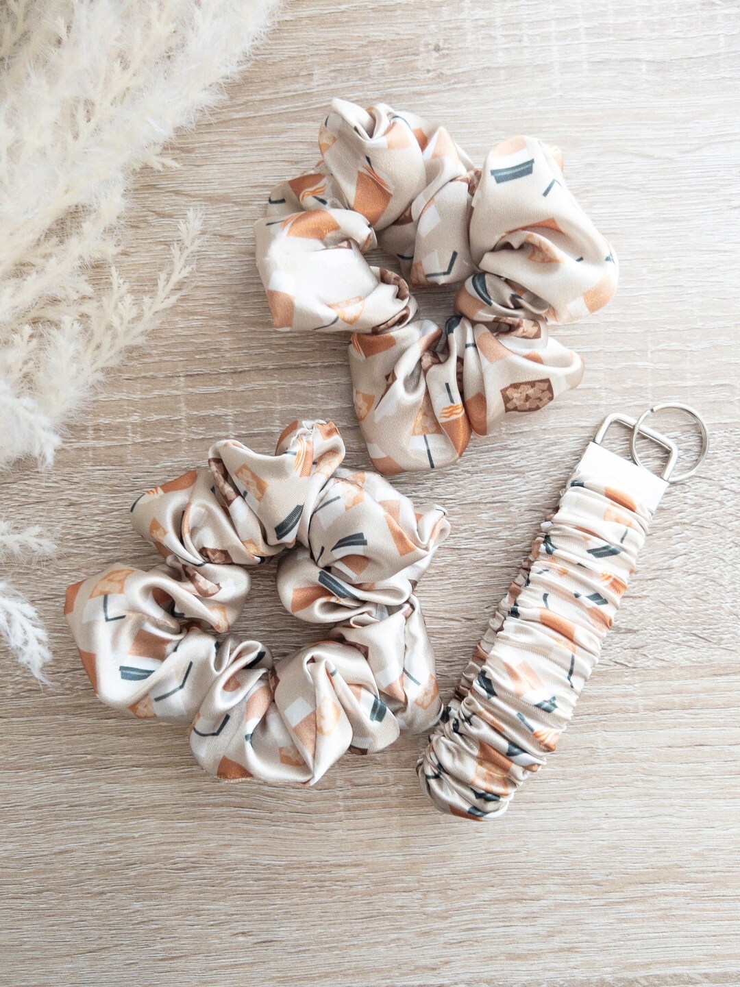 Key Fob Satin Scrunchy | Scrunchy Keychain | Scrunchy Hair Ties | Gifts ...