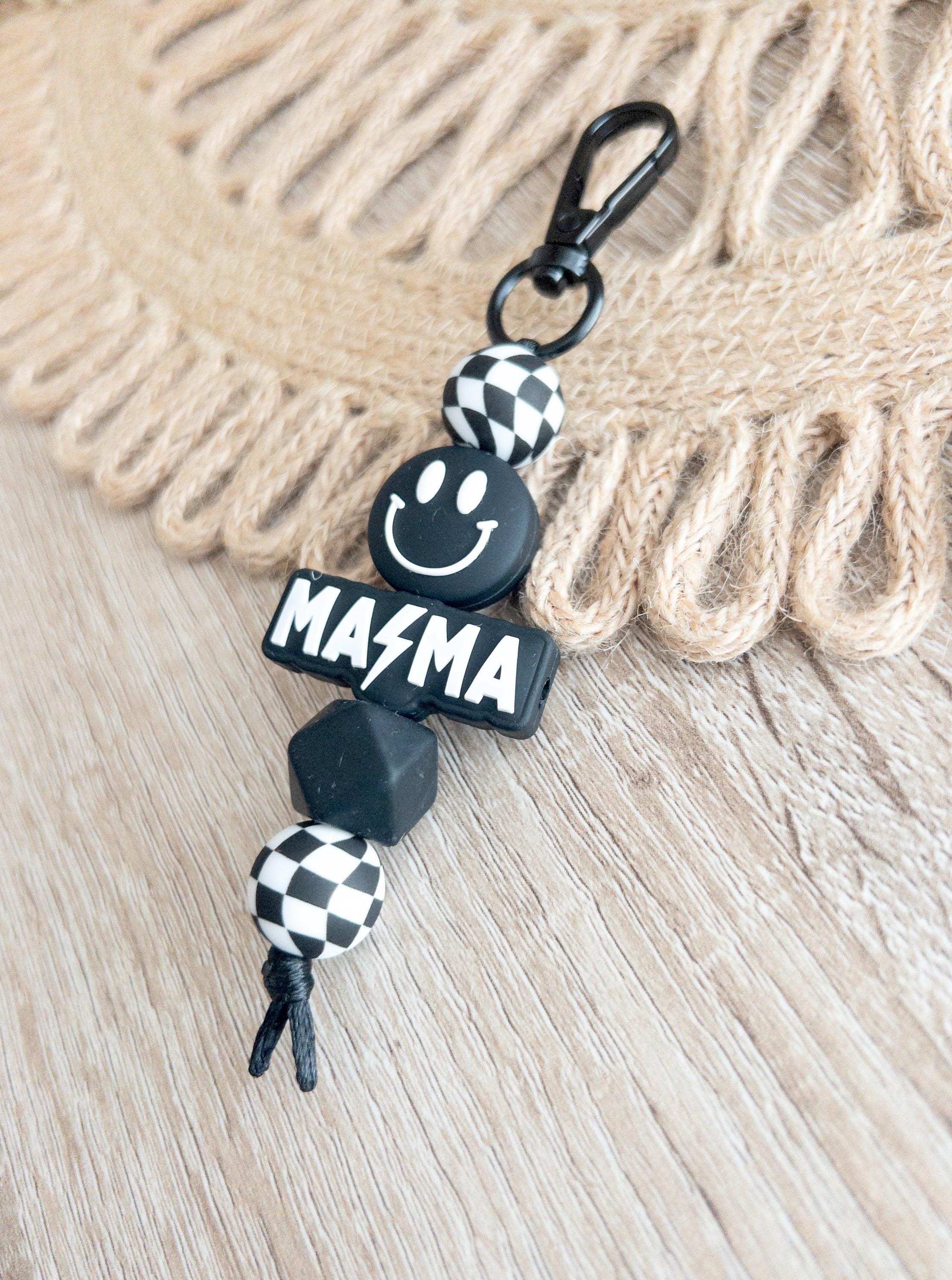 Mama Keychains | Checkered Keychains | Keychains | Silicone Keychains ...