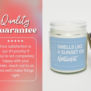 Smells Like A Sunset on Nantucket Soy Wax Candle, Nantucket Decoration ...