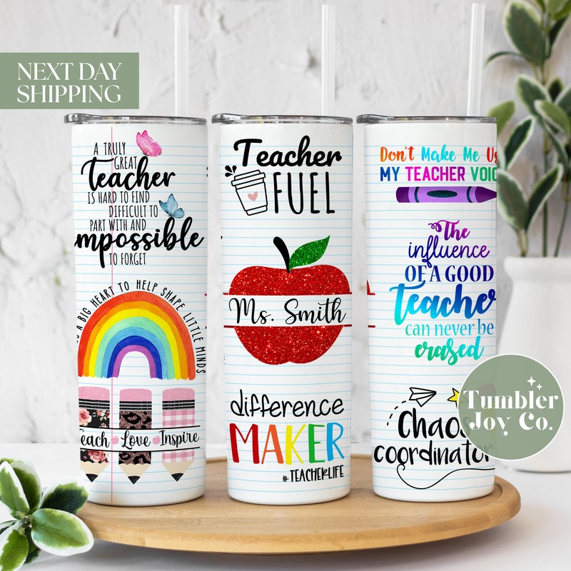 Teacher Cups - Etsy