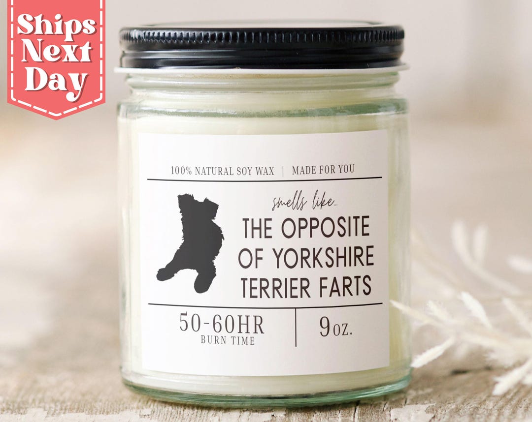 Yorkshire Terrier Farts Gift - Funny Yorkshire Terrier Dog Mom, Dad ...