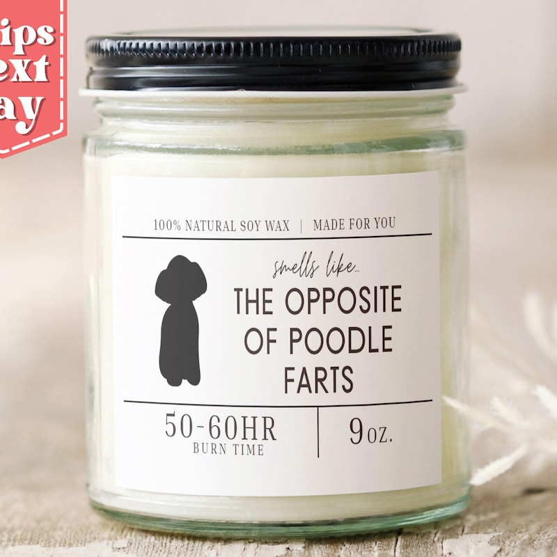 Wax Candle Poodle - Etsy