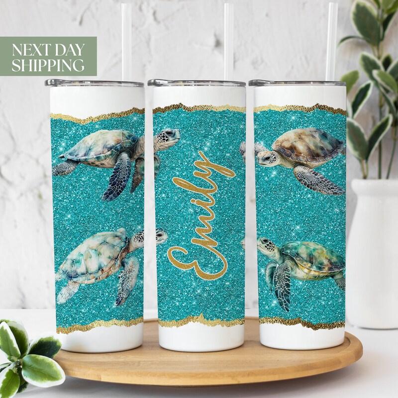 Glitter Turtle - Etsy