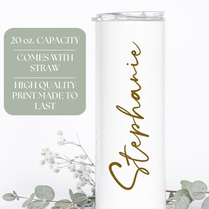 Name Floral Tumbler, Name Cup Personalized, Name Tumbler Cup ...