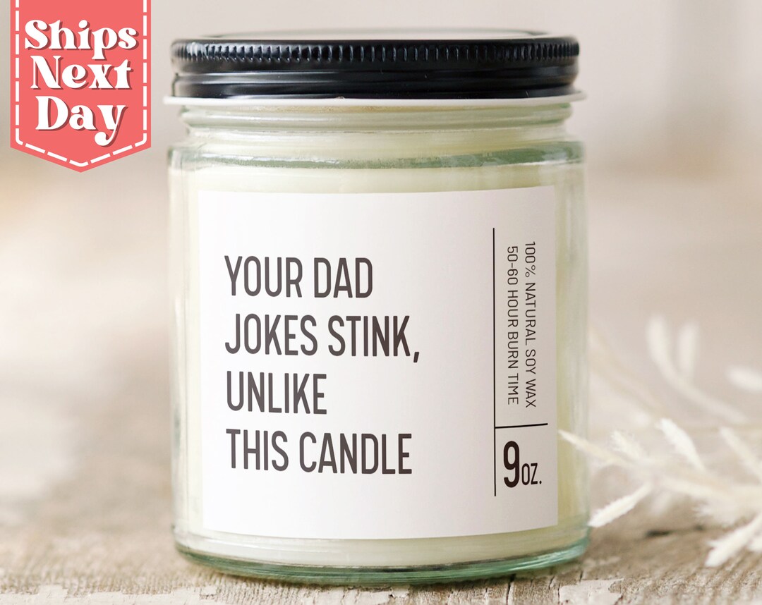Dad Jokes Candle - Funny Father's Day Gift From Daughter to Dad - Dad ...