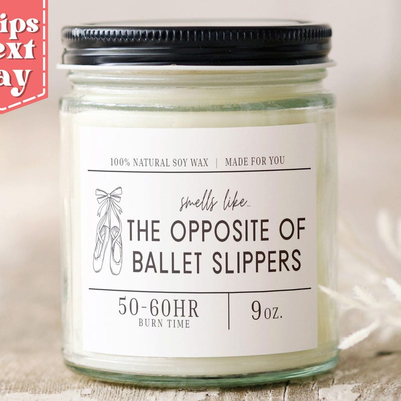 Ballet Shoe Candles - Etsy