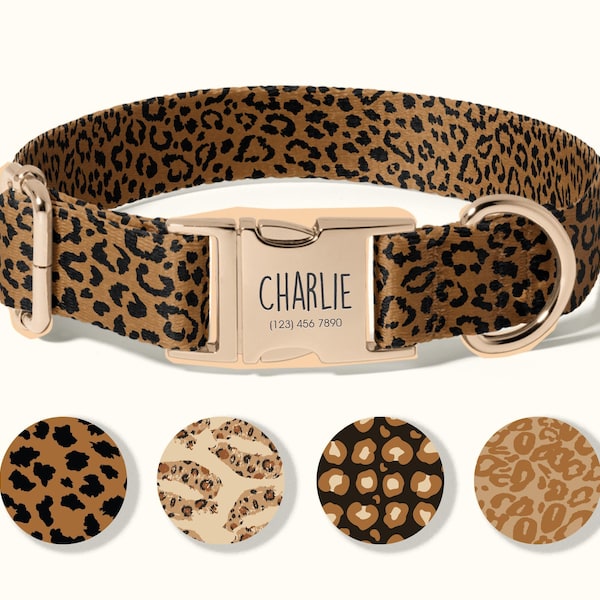 Leopard Dog Collar - Etsy
