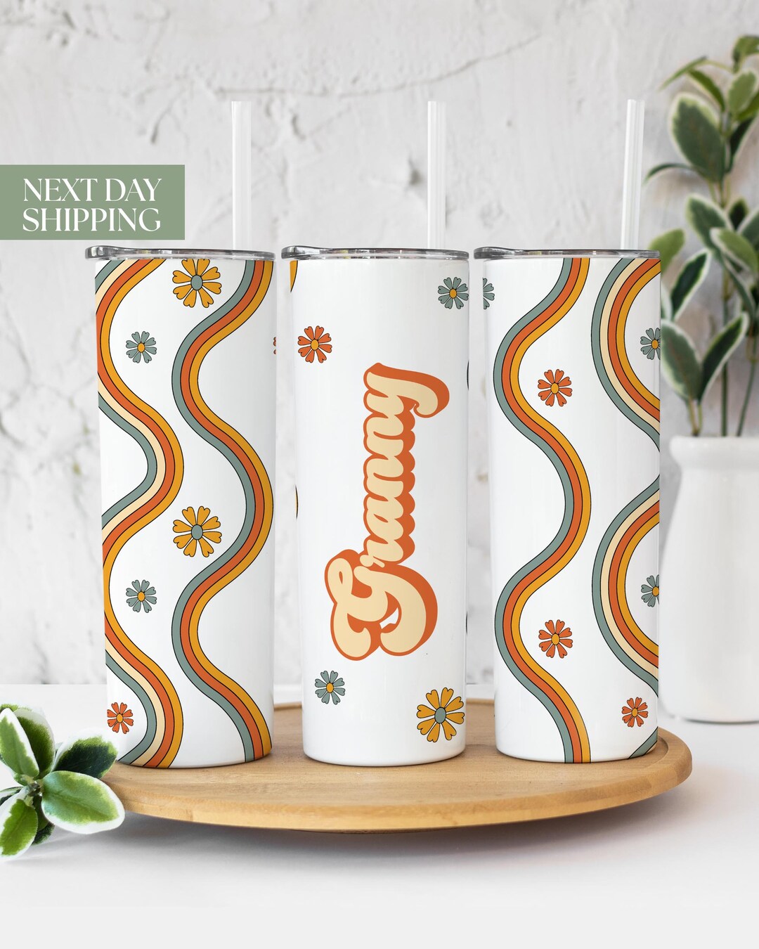 Retro Groovy Granny Tumbler for Granny Mother's Day Gift - Cute ...