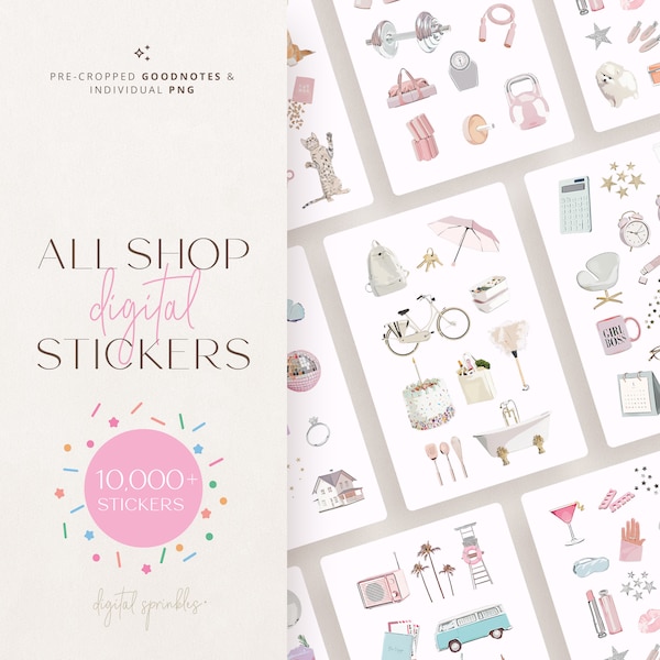 Digital Stickers - Etsy