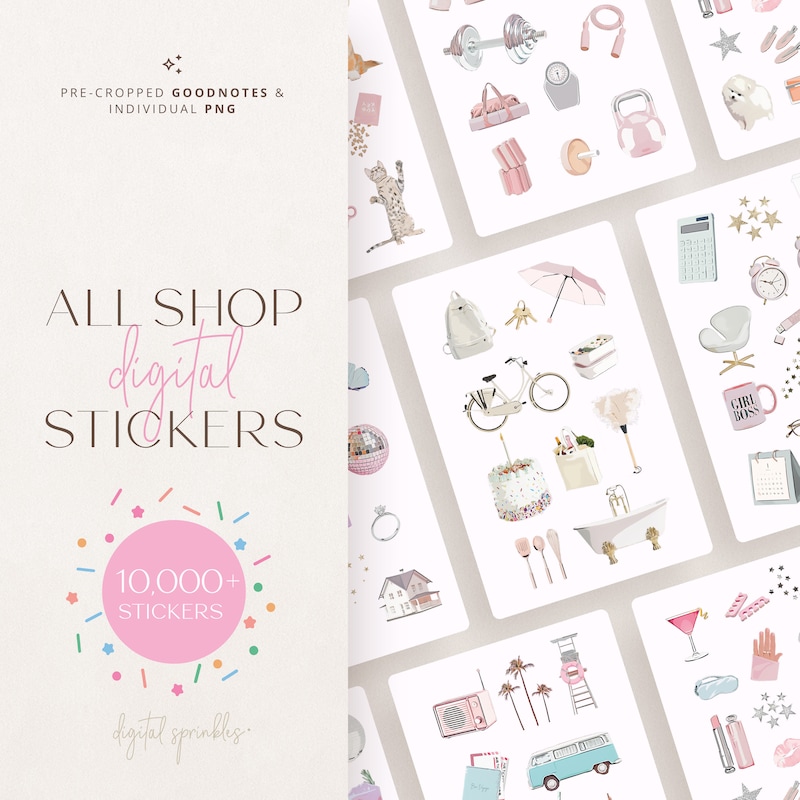 Digital Stickers - Etsy