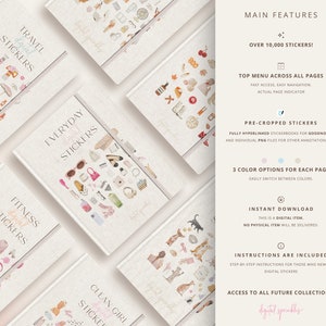 Digital Stickers | All Shop Bundle | 10000+ Goodnotes Stickers ...