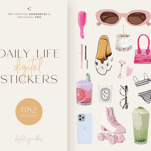 Digital Stickers 1182 Goodnotes Stickers Ultimate Digital - Etsy