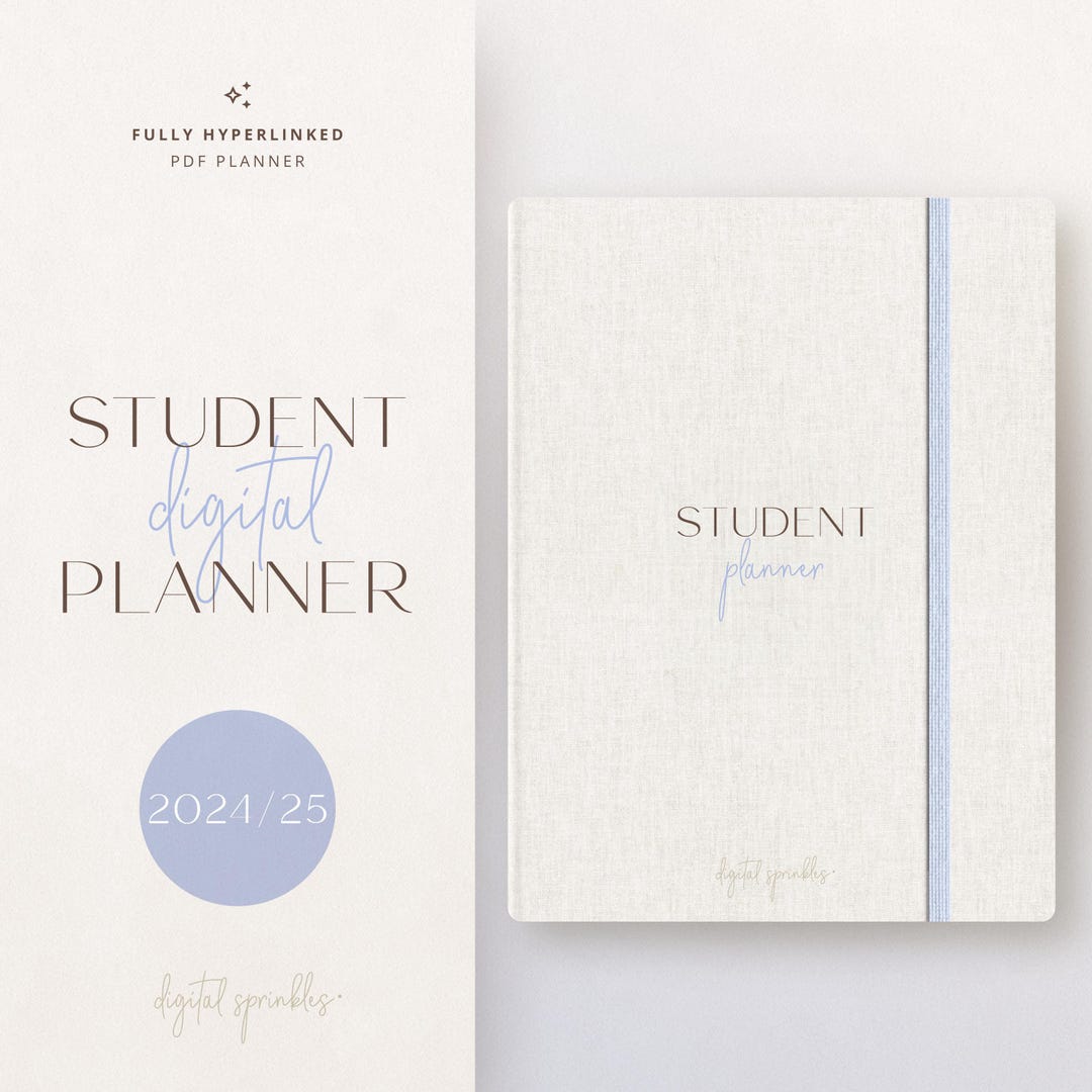 Digital Planner | Student Planner | Academic Planner 2024-2025 | iPad ...